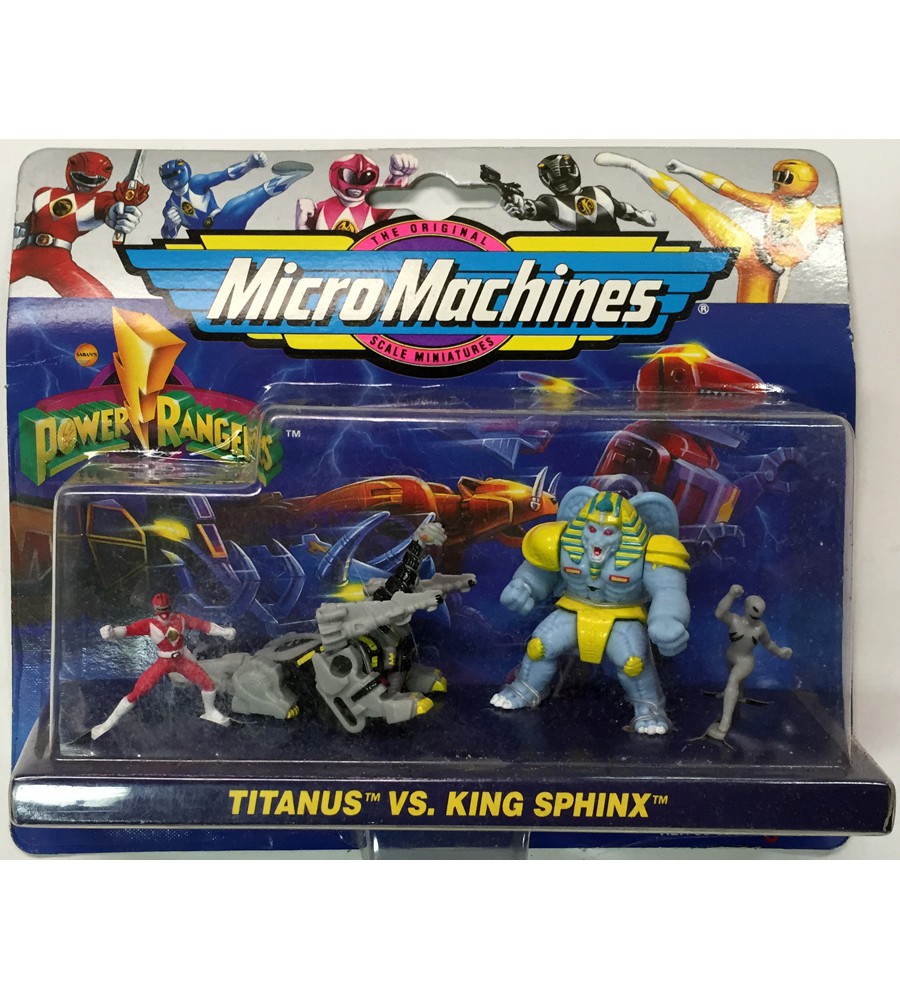 Power Rangers: Micro Machines: Titanus vs. King Sphinx - Visiontoys