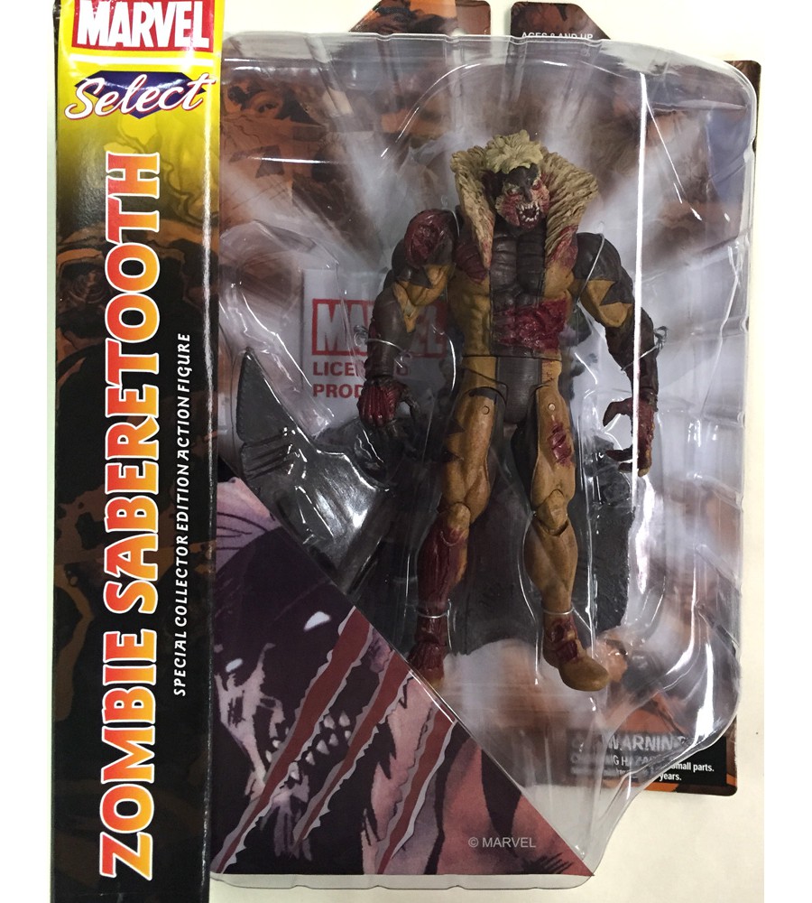 Marvel Select: Zombie Sabertooth - Visiontoys