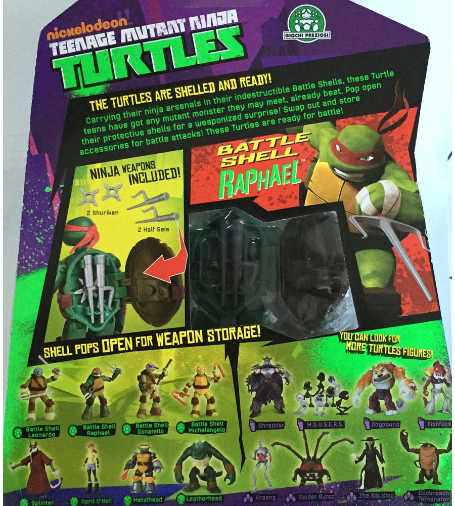 TMNT Turtles 2015: Battle Shell Raphael - Visiontoys