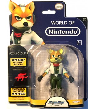 World of Nintendo: Starfox Fox McCloud Action Figure - Visiontoys