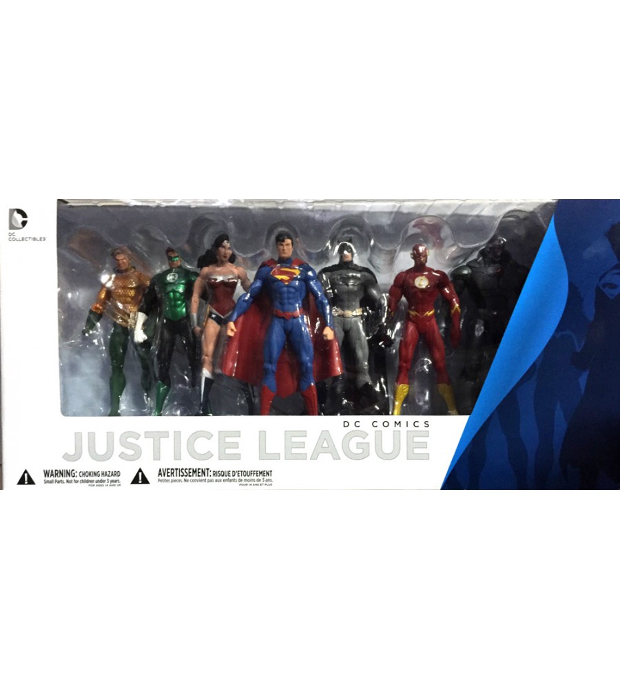DC: Justice League New 52 Action Figure 7-Pack - Visiontoys