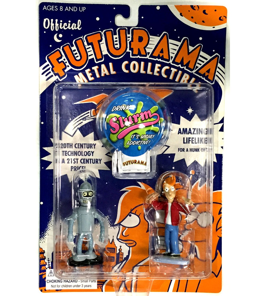 Futurama: Metal Collectible Bender & Fry 2-pack - Visiontoys