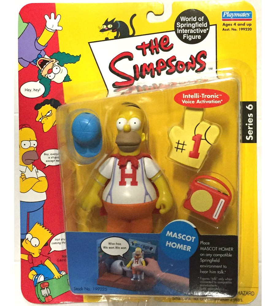The Simpsons: Mascot Homer Action Figure - Visiontoys