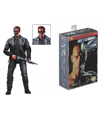 Terminator 2: T-800 Classic 90's Videogame Action Figure - Visiontoys