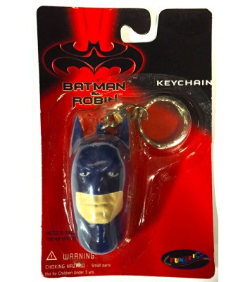 Batman & Robin: Batman Head Sleutelhanger Keychain - Visiontoys