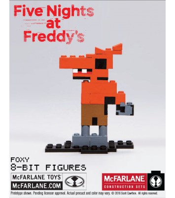 Five Nights At Freddy's: 8 Bit Foxy Buildable Figure - Visiontoys