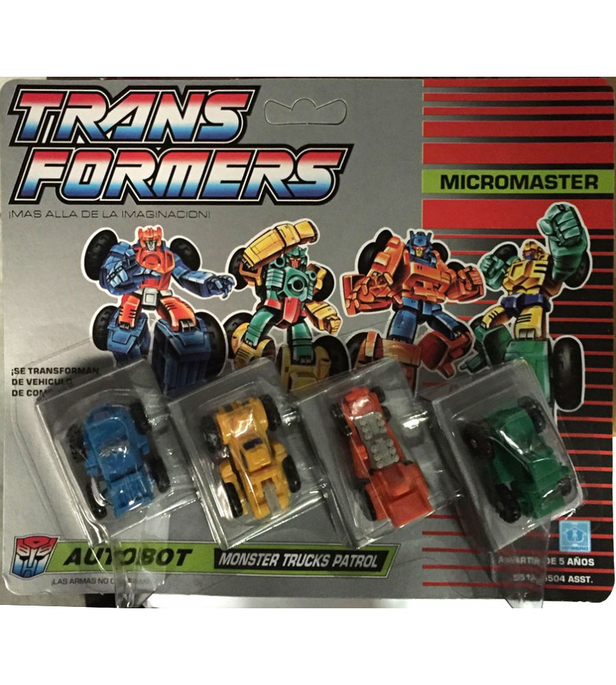 Transformers Micro Masters: Monster Trucks Patrol - Visiontoys