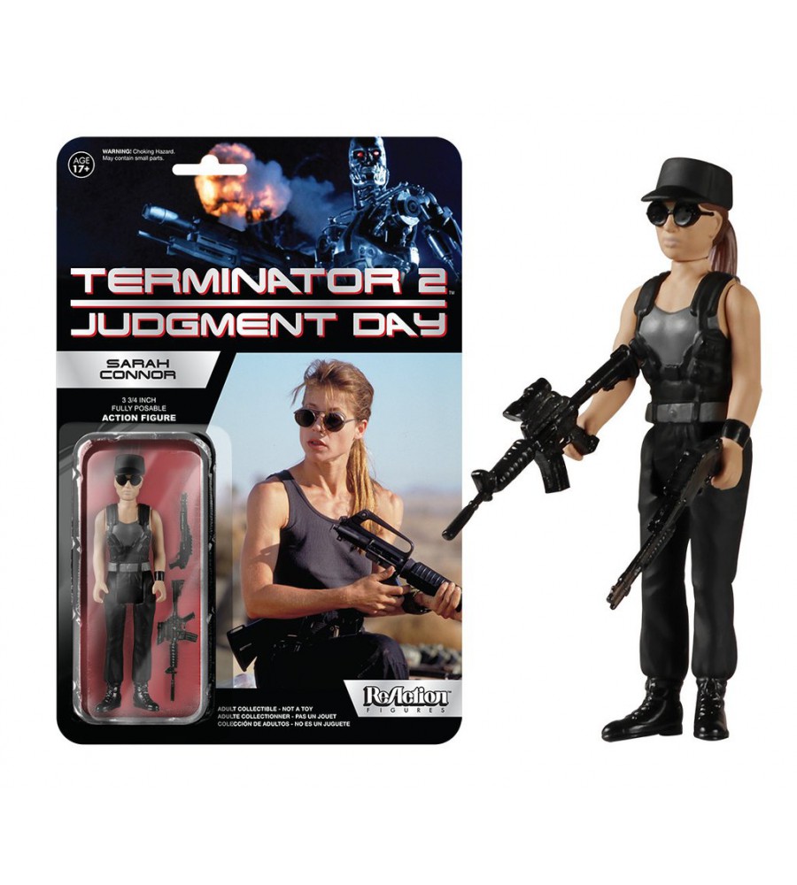 Terminator 2: ReAction Sarah Connor Retro Action Figure - Visiontoys