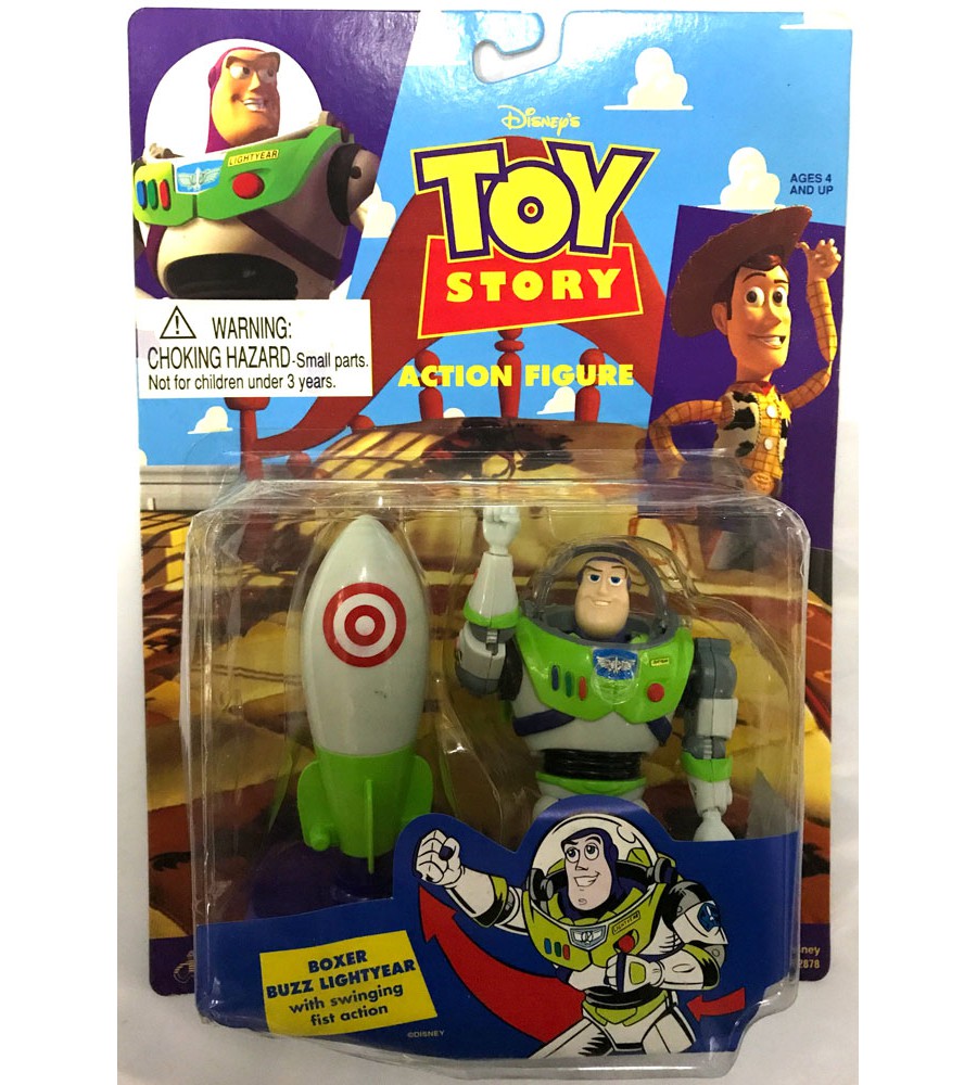 Toy Story: Original 90's Boxer Buzz Lightyear Action Figure - Visiontoys