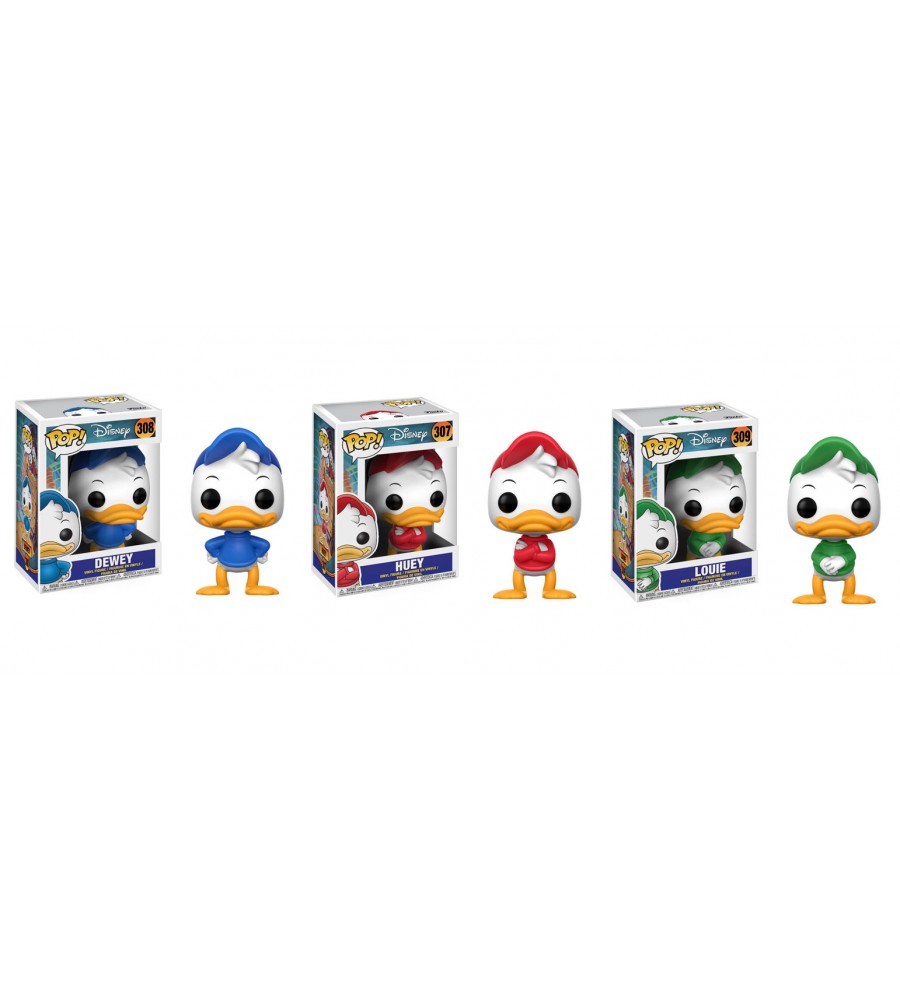 Ducktales: Pop! Kwik, Kwek & Kwak Vinyl Figuren Set - Visiontoys