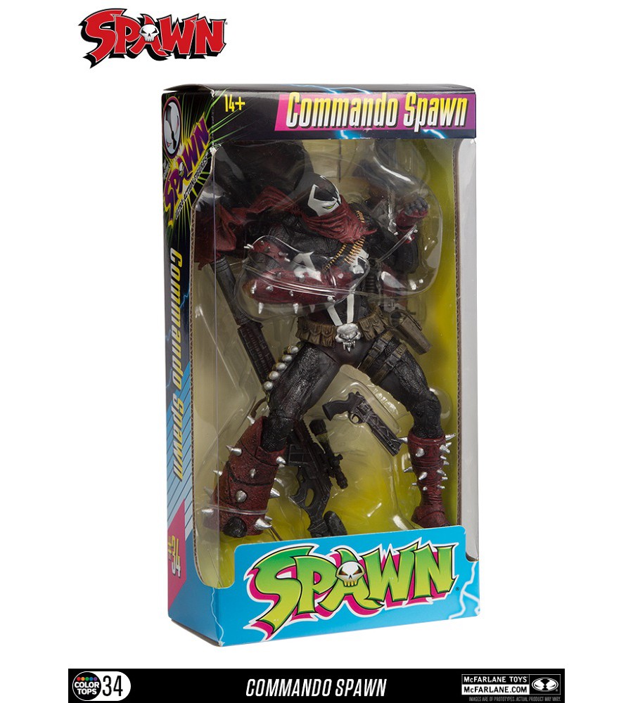 Spawn 2017: Color Tops Commando Spawn Action Figure - Visiontoys