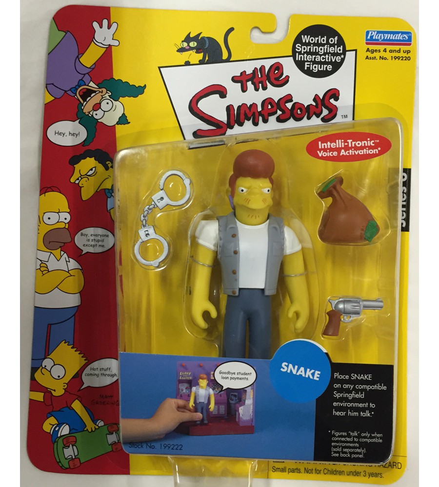 The Simpsons: Snake Action Figure - Visiontoys