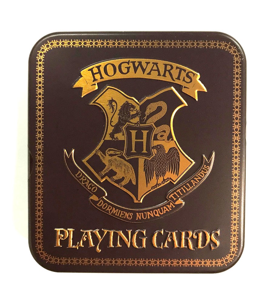 Harry Potter: Deluxe Hogwarts Playing Cards in Tin - Visiontoys