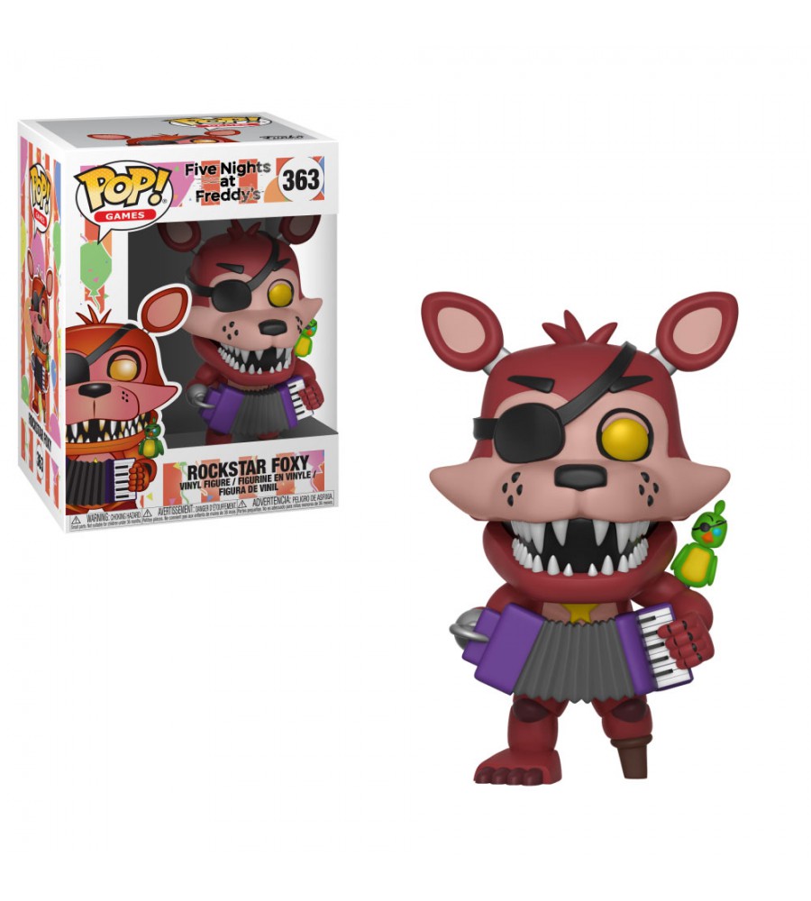 Five Nights at Freddy's Pizza Simulator: Pop! Rockstar Foxy Vinyl ...