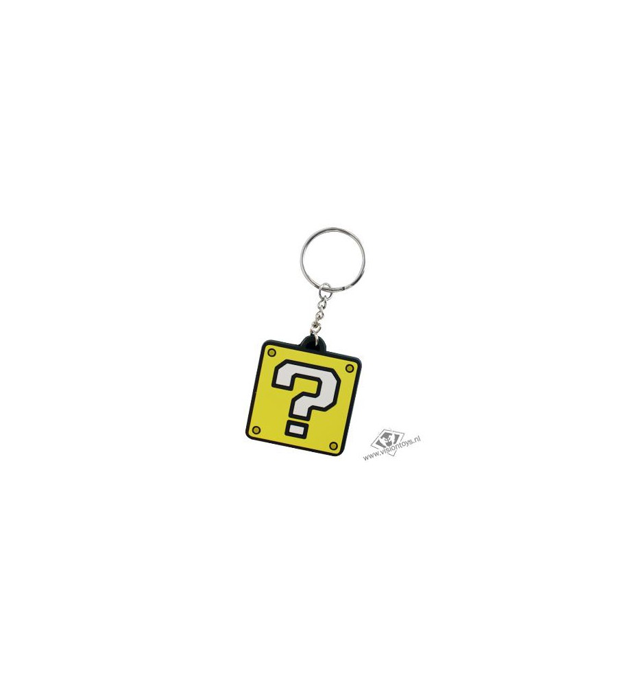Super Mario Bros: Questionmark Block Keychain - Visiontoys