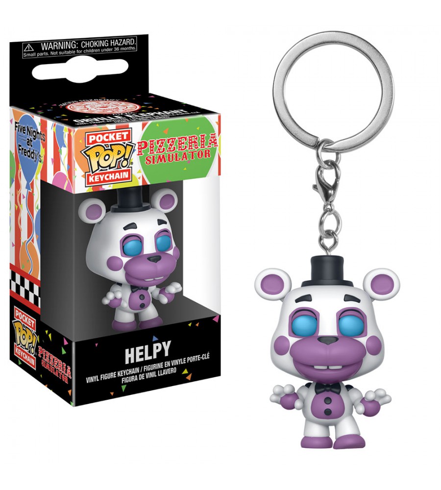 Five Nights at Freddy's Pizza Simulator: Pocket Pop! Helpy Keychain ...