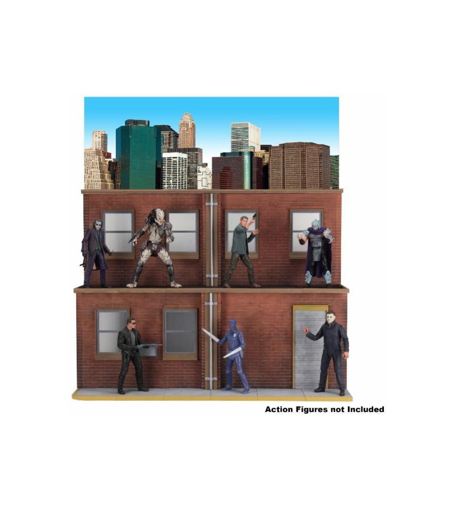 NECA: Street Scene Action Figure Diorama Display - Visiontoys