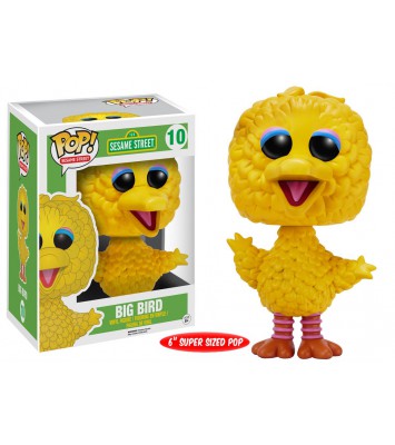 Sesamstraat: Pop! Big Bird Pino Super Sized Vinyl Figure - Visiontoys