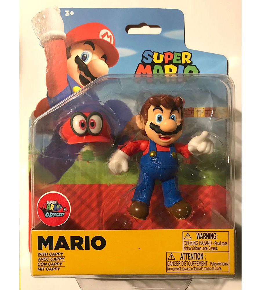 World of Nintendo: Mario with Cappy Action Figure - Visiontoys
